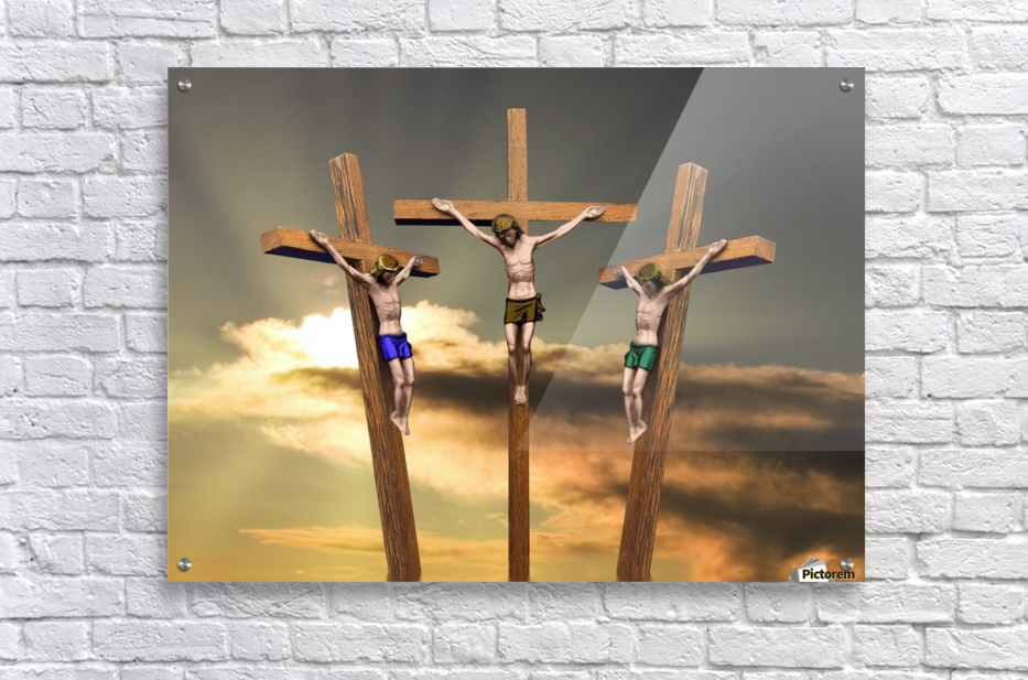 Jesus And The Two Thieves On The Cross - PacificStock