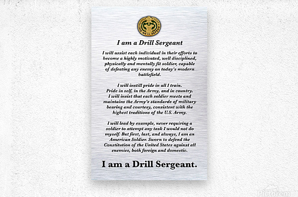 The Drill Sergeant Creed - ArmyFacts com